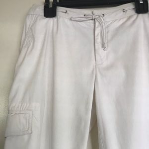 Cache | Pants & Jumpsuits | Cache White Pants Size 8 Cotton | Poshmark